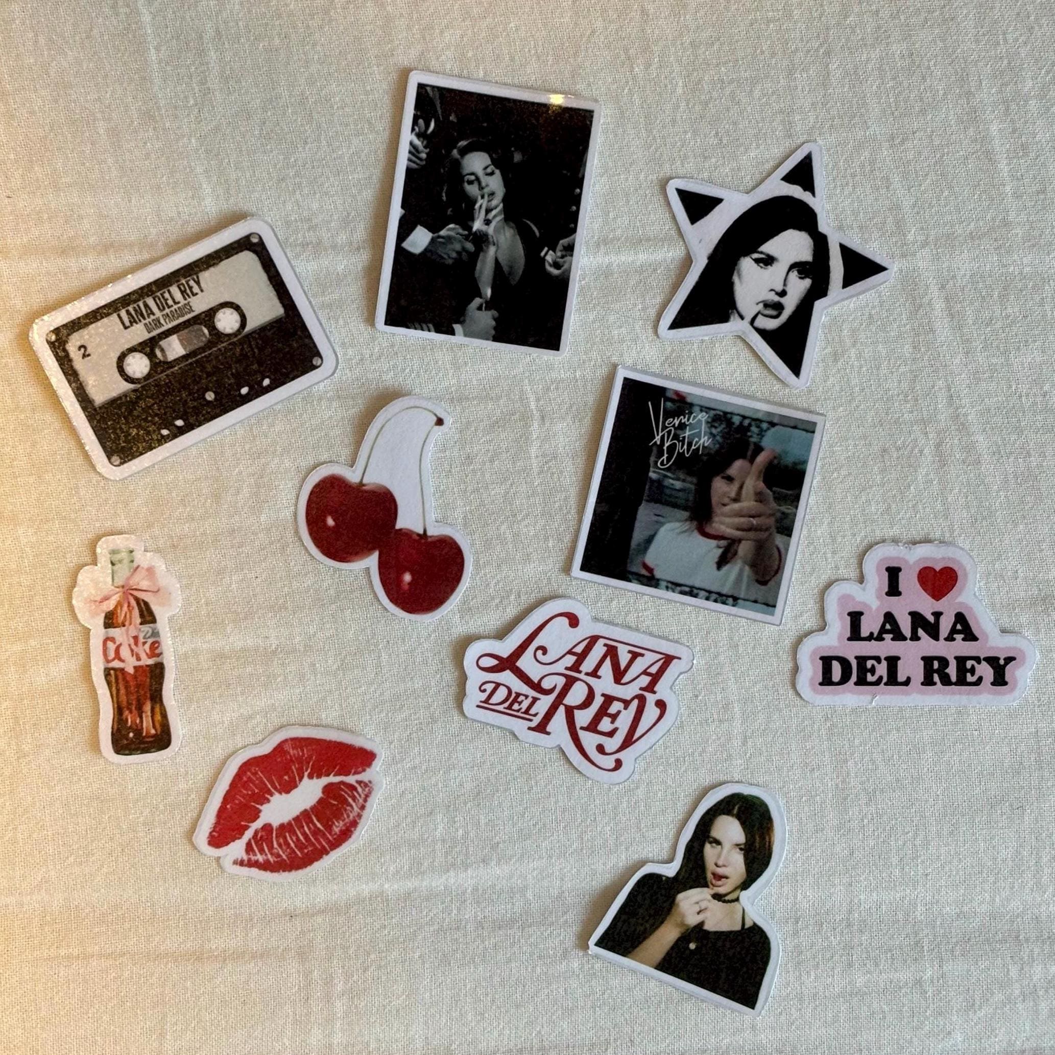 Waterproof lana Del Rey Sticker Pack Laptop Decals Aesthetic Stickers ...