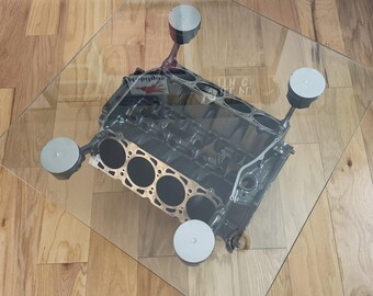 Ferrari Dino GT V8 Engine Coffee Table Intake Manifold Tisch Table ...