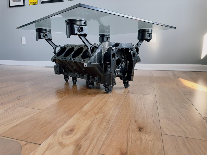 GM Big Block V8 Engine Coffee Table - Etsy