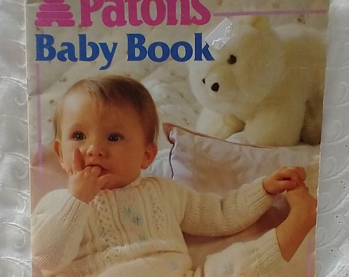 Vintage 80's Knitting Pattern Book - Patons Baby Book 271 18 Smart ...