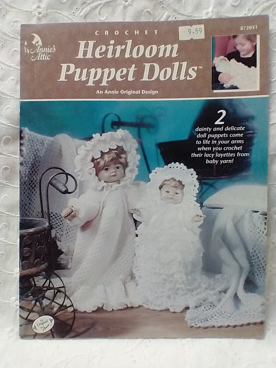 Annie's Attic Crochet Heirloom Puppet Dolls for 18" and 20" Dolls DP#30 ...