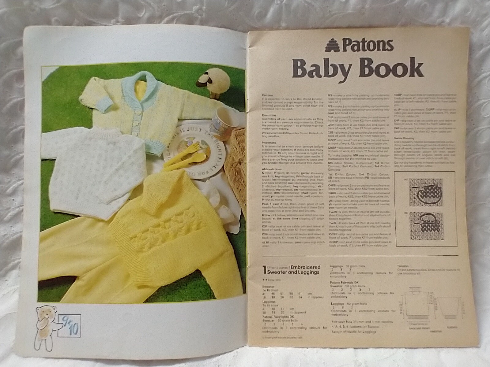 Vintage 80's Knitting Pattern Book - Patons Baby Book 271 18 Smart ...