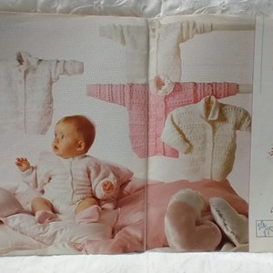 Vintage 80's Knitting Pattern Book - Patons Baby Book 271 18 Smart ...