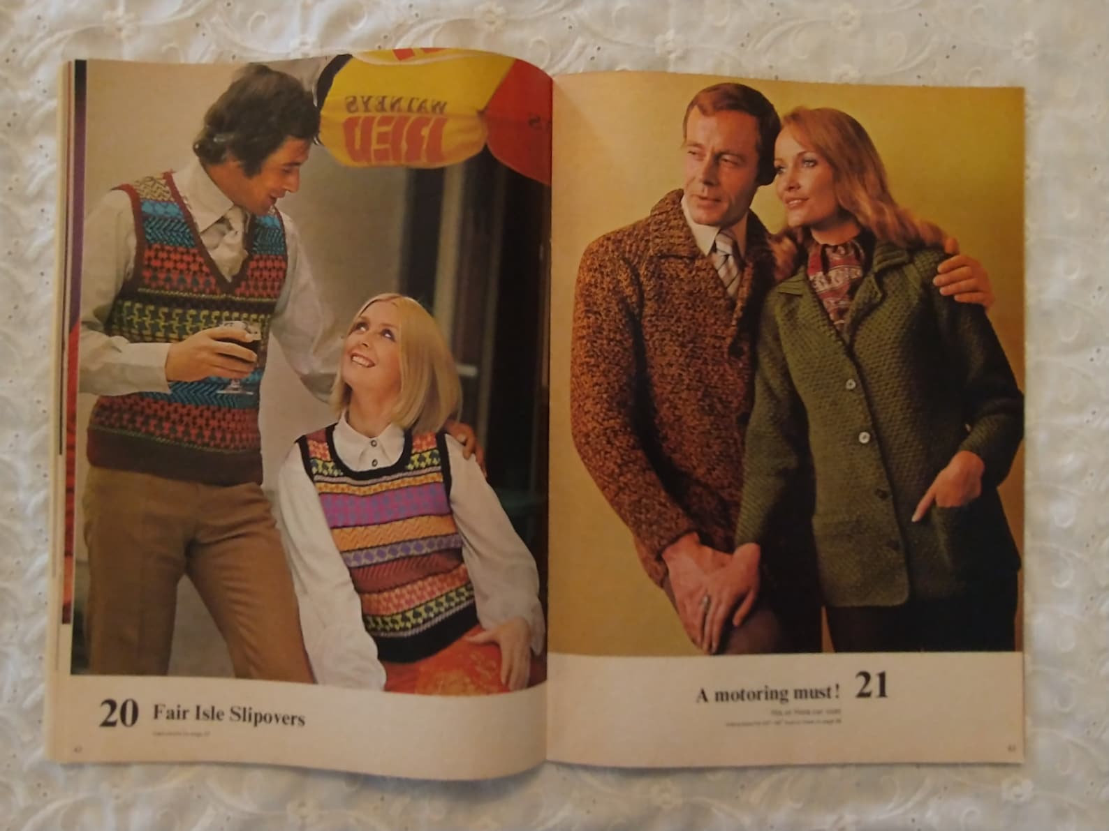 Vintage Pattern Book - Woolcrest Knitting Patterns for the Family C ...