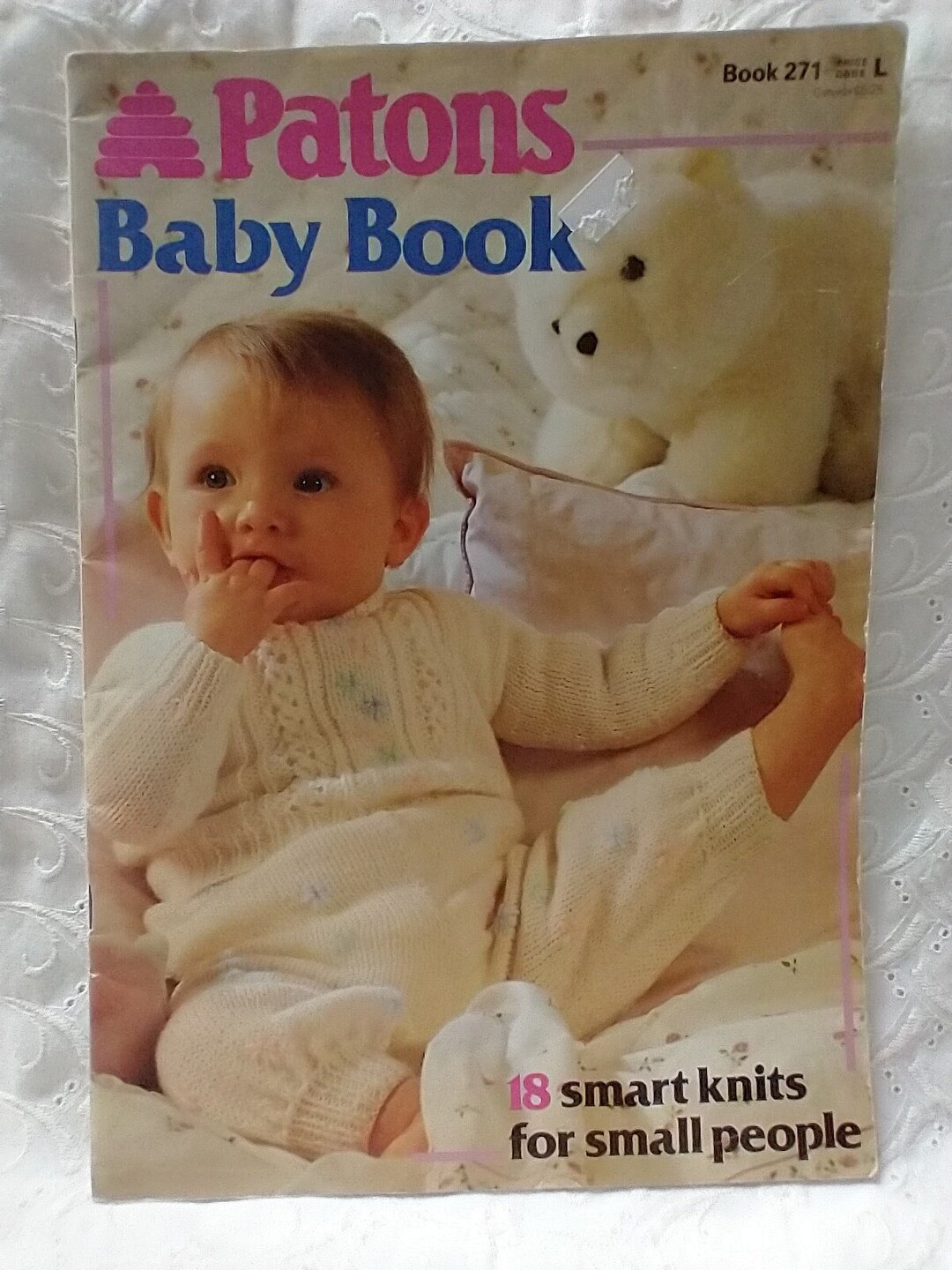 Vintage 80's Knitting Pattern Book - Patons Baby Book 271 18 Smart ...