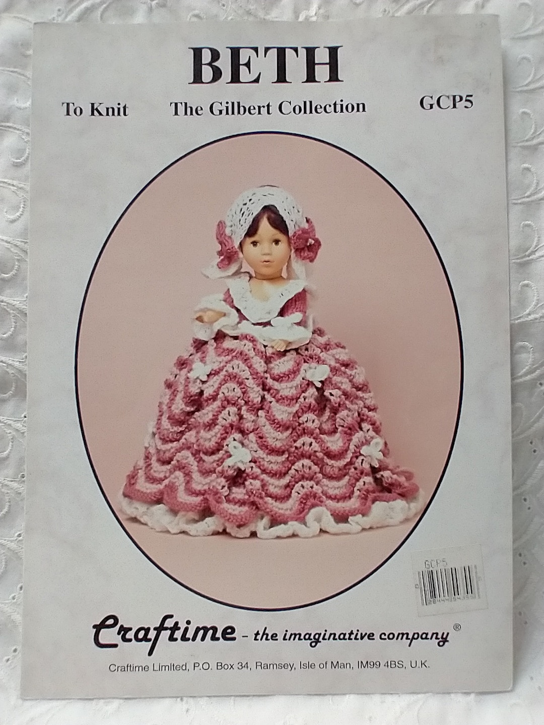 BETH Dress and Bonnet Knitting Pattern Leaflet by Craftime #GCP5 for 13 ...