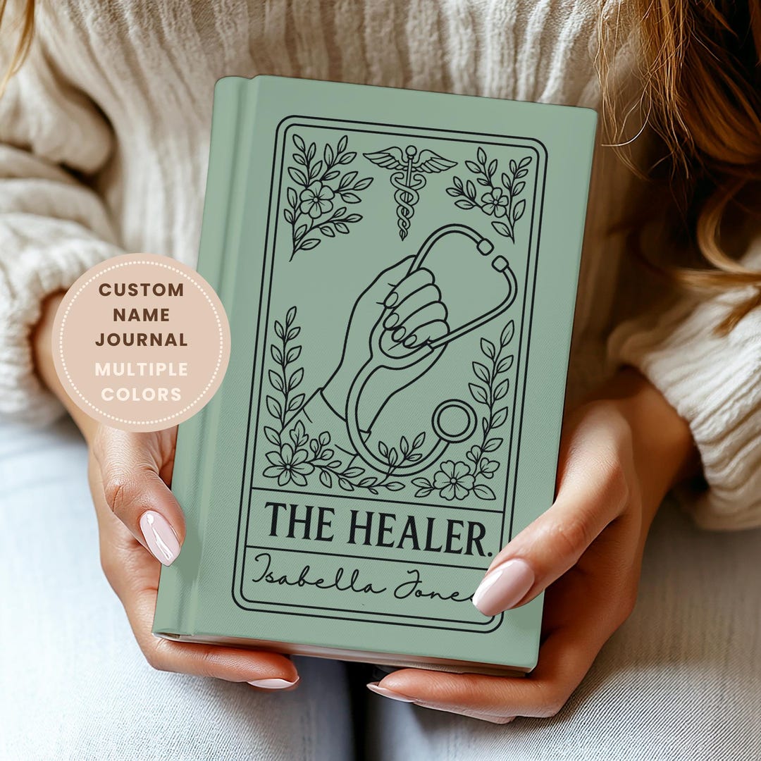The Healer Card Journal- Personalized Doctor Appreciation Gifts ...