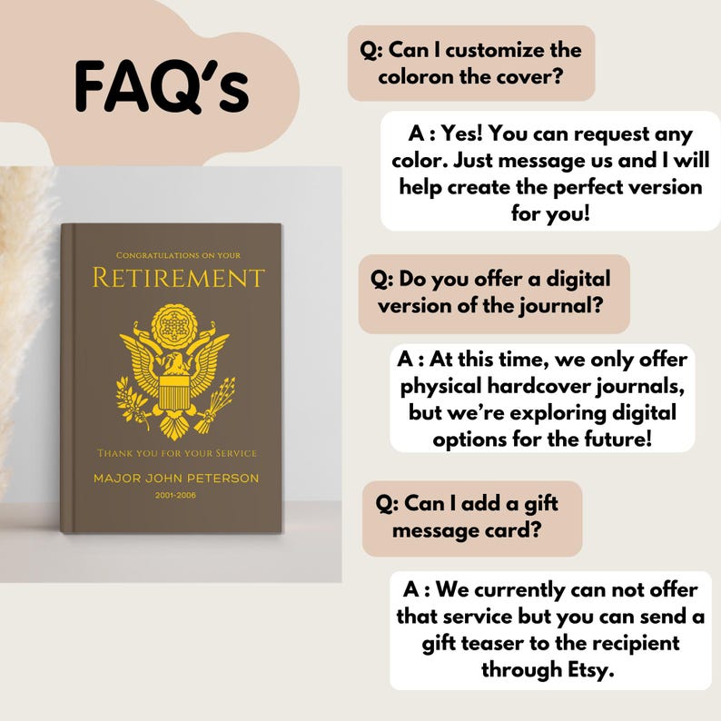 Personalized Military Retirement Guest Book: Army, Navy, Air Force ...