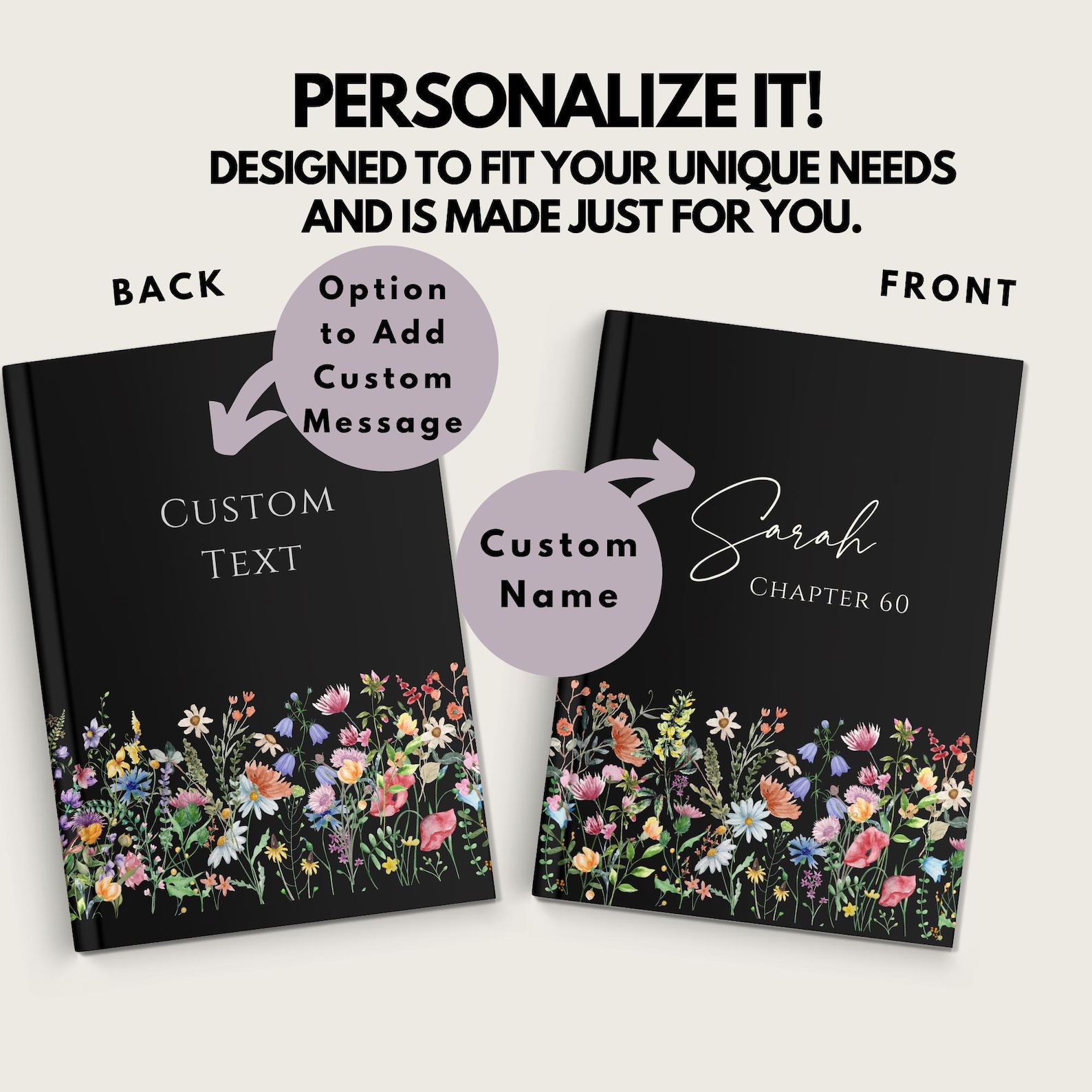 60th Birthday Gift for Her-personalized Chapter 60 Journal With ...