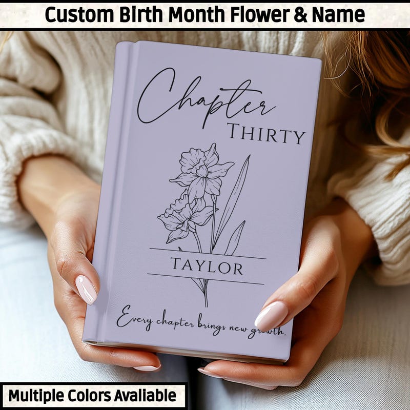 30th Chapter Journal - Etsy