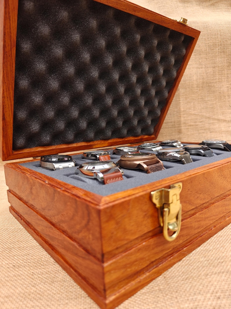 The Crate, Bespoke Watch Box, Rosewood Watch Box, Luxury Watch Box ...