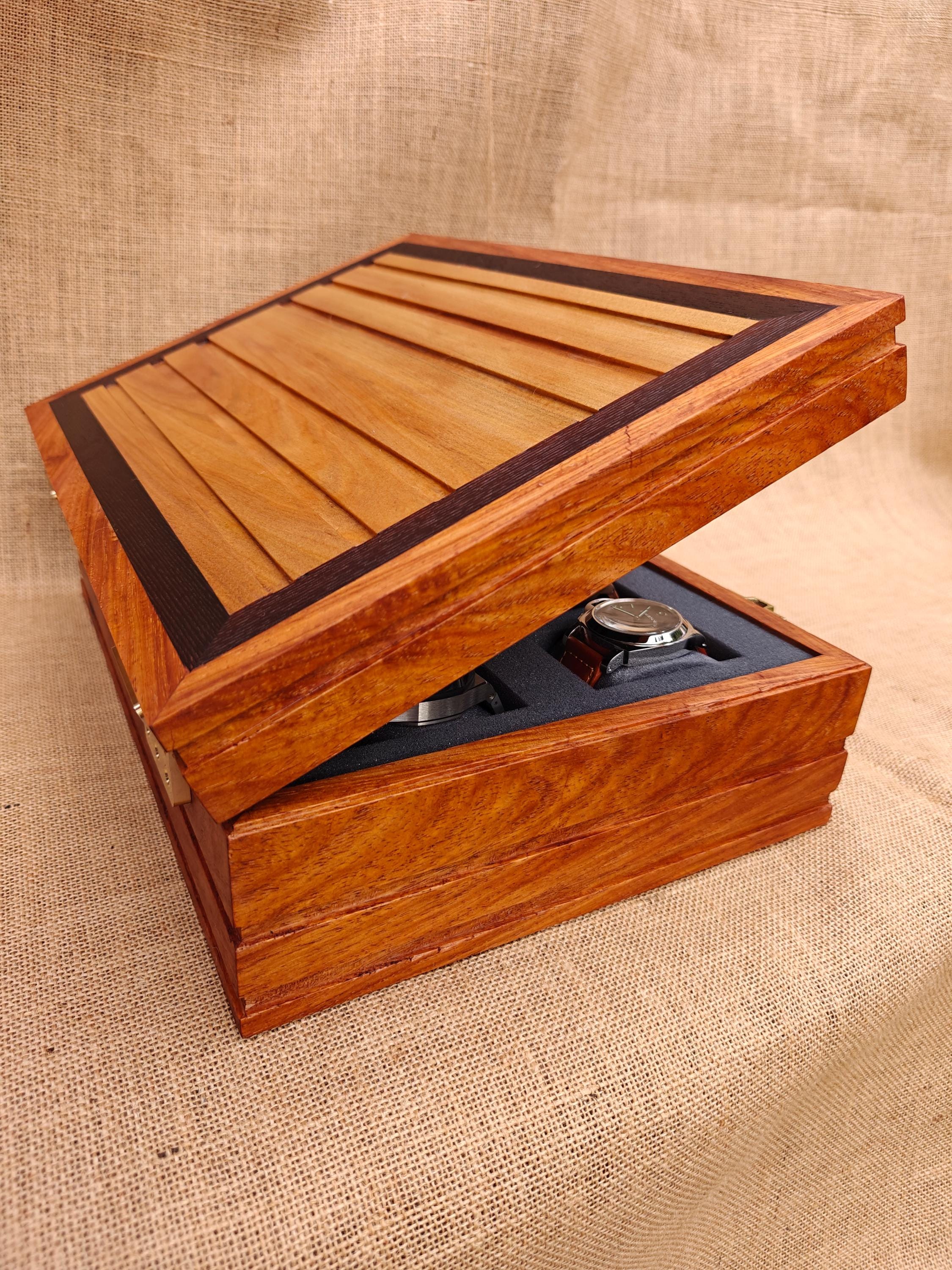 The Crate, Bespoke Watch Box, Rosewood Watch Box, Luxury Watch Box ...