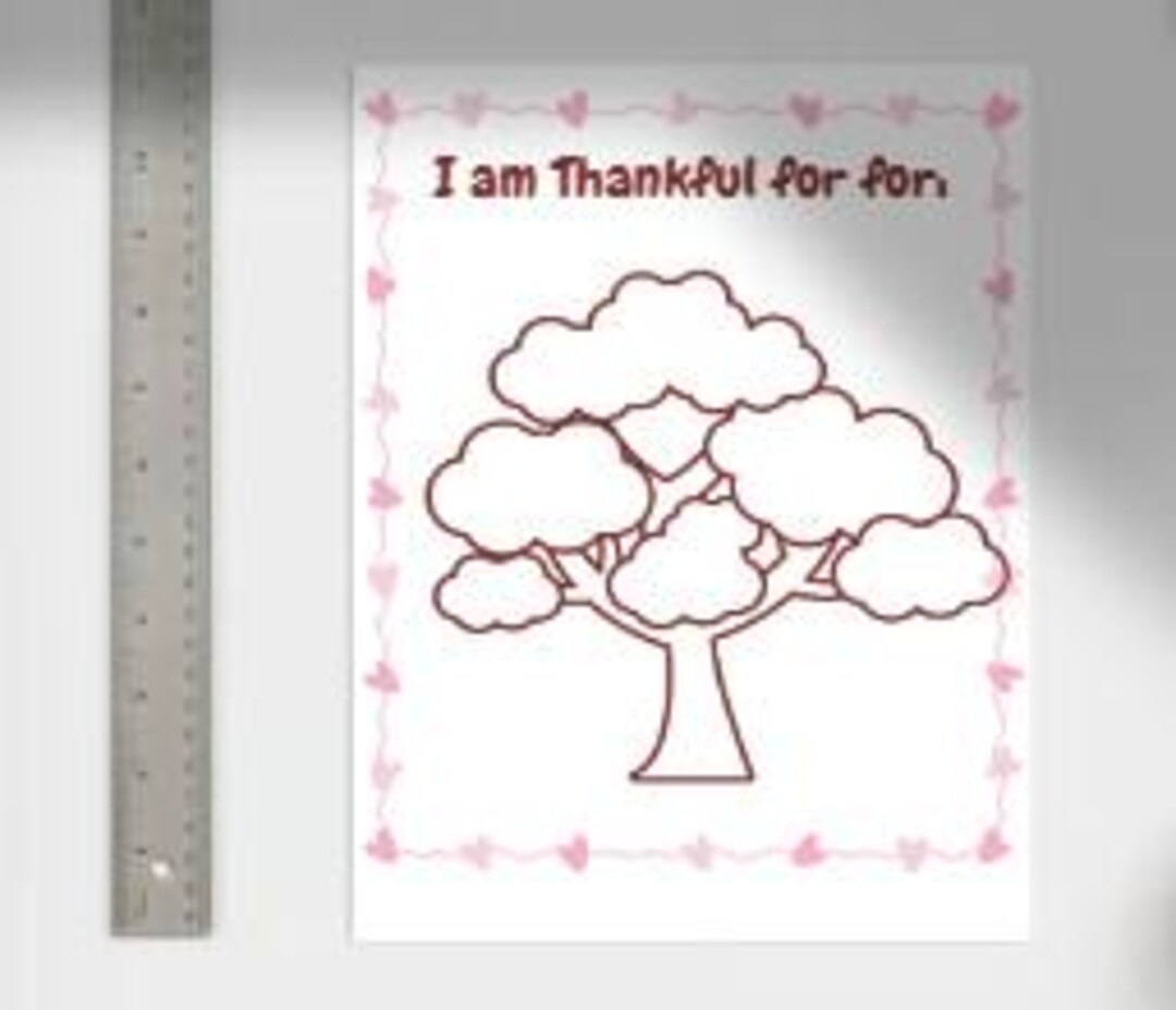 Printable Gratitude Tree | Family Gratitude Activity | Mindfulness ...