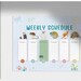 Printable Kids Weekly Schedule - Fun & Colorful Planner for Kids ...