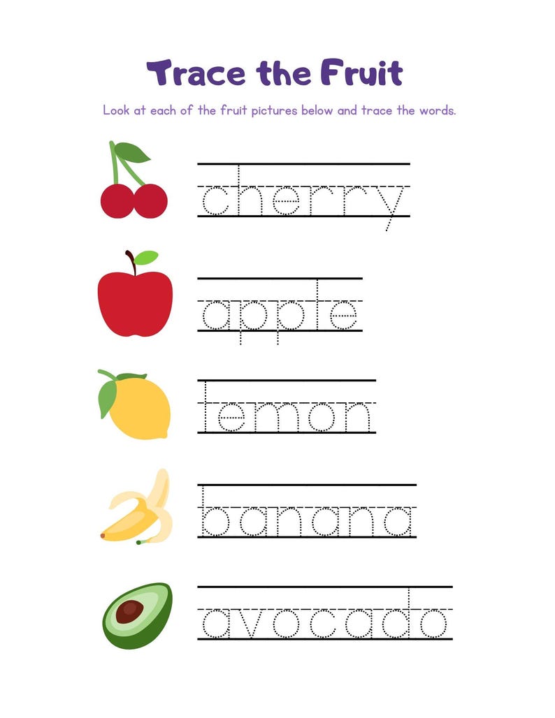 Customizable Name & Word Tracing Practice Pack - Printable Tracing ...