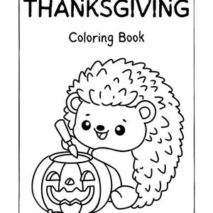 Thanksgiving Coloring Pages for Kids – 5 Pack Printable Activity Sheets ...