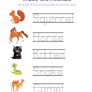 Customizable Name & Word Tracing Practice Pack - Printable Tracing ...