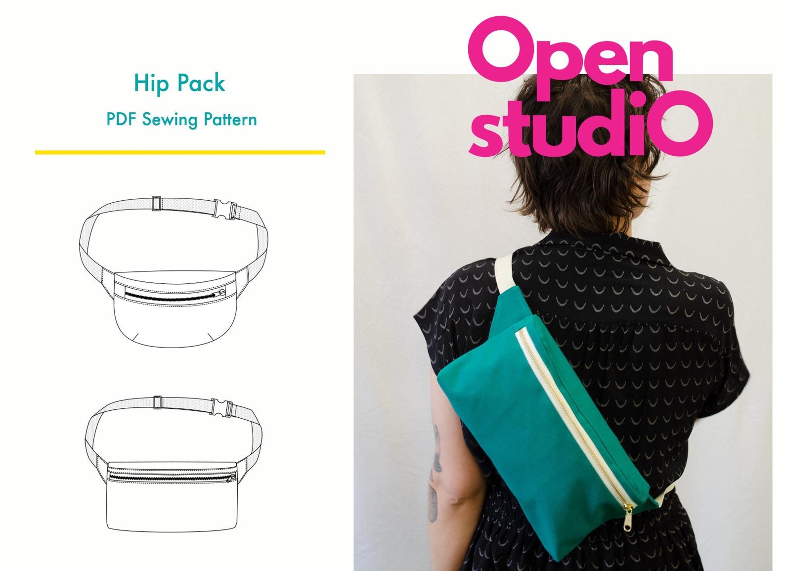 Hip Pack Sewing Pattern, Fanny Pack Sewing Pattern Digital Download - Etsy