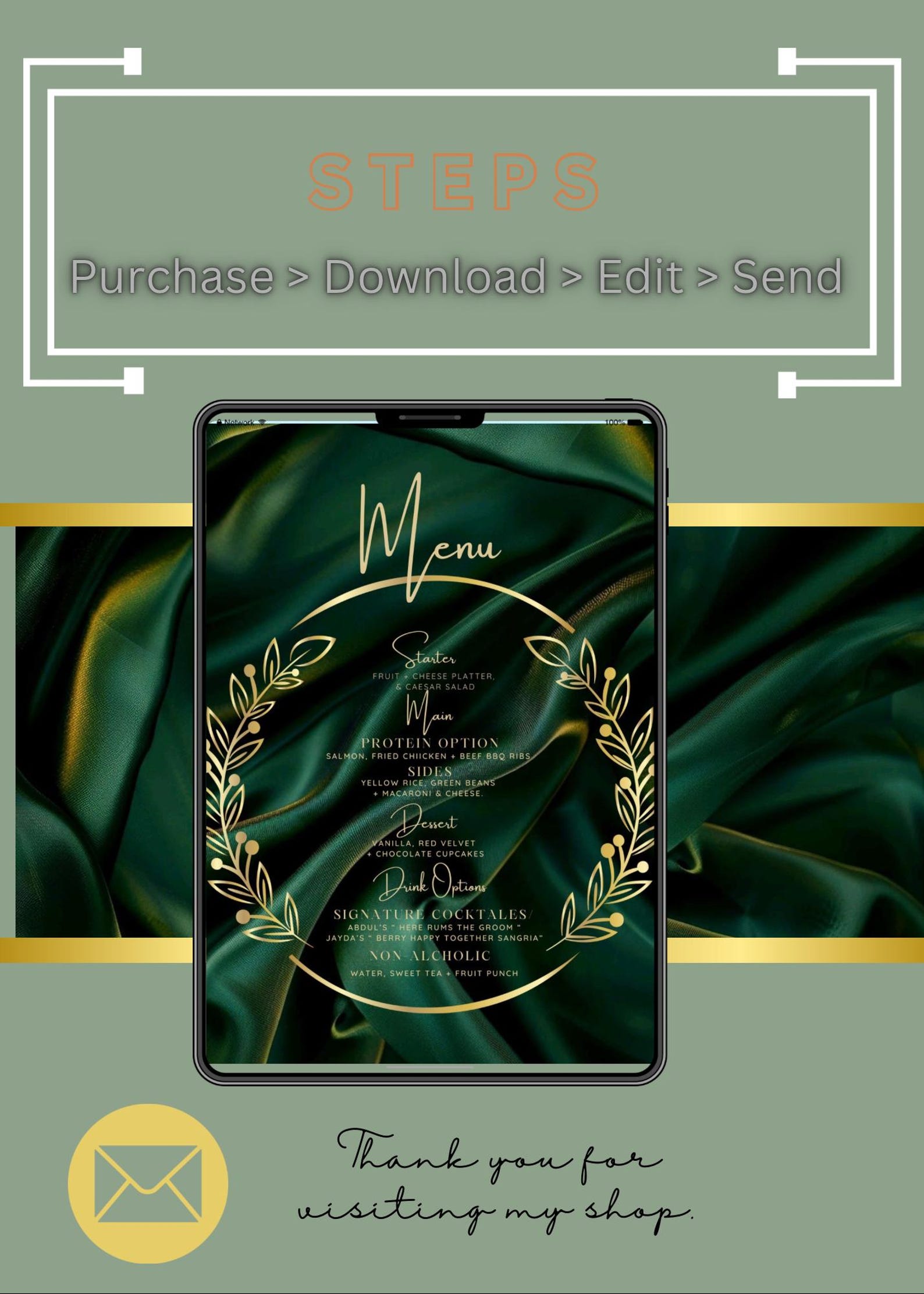 Emerald Templates - Etsy