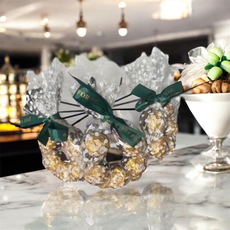 X3 Ferrero Chocolate Wreaths, Christmas, Festive, Thank You, Party ...