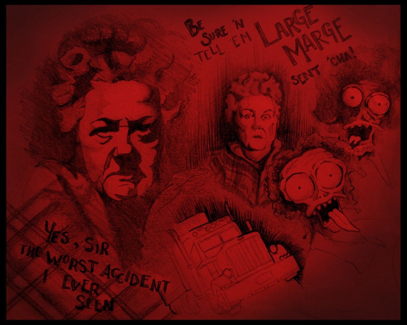 Large Marge 8x10 Signed Print - Etsy