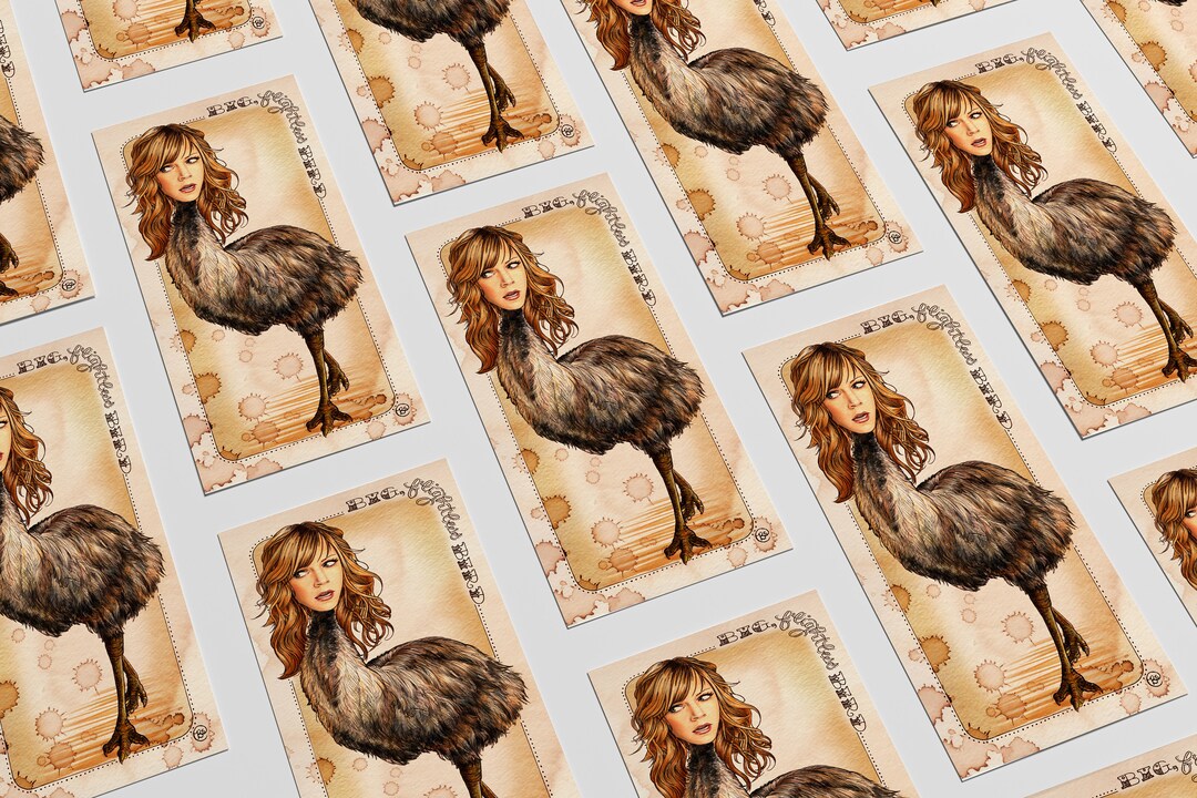 Sweet Dee, the Big, Flightless Bird (5x10 Print) - Etsy