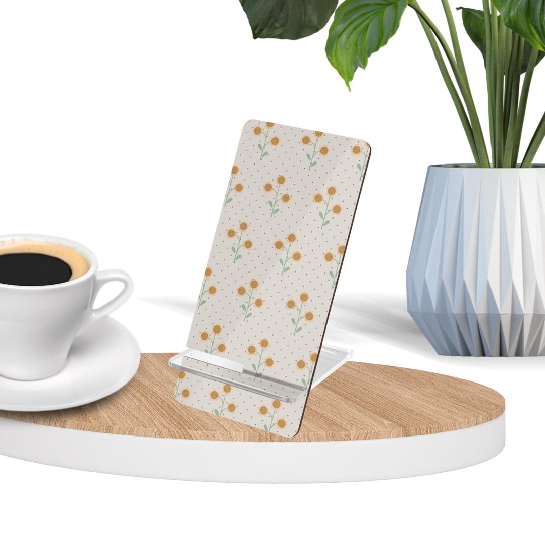 Floral Phone Stand, Cell Phone Stand, Cell Phone Stand for Desk, Desk ...