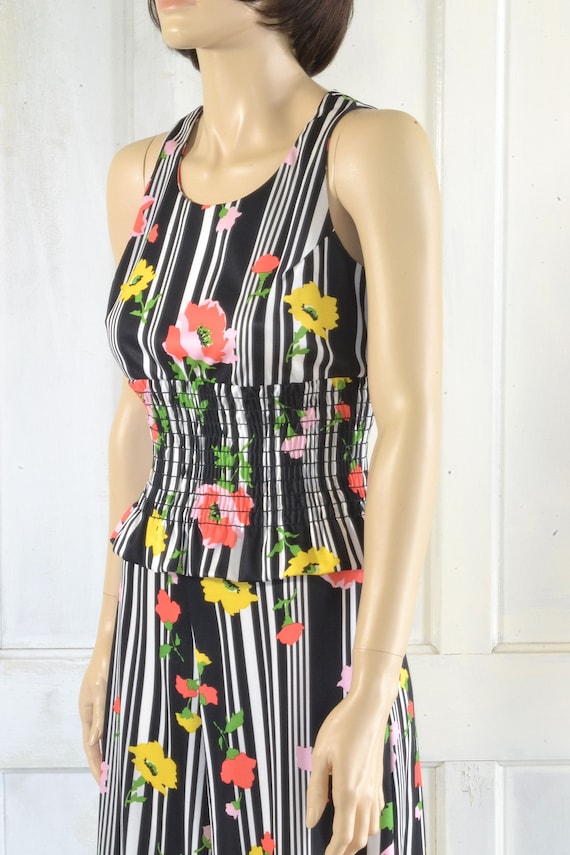 Vintage 1960s Palazzo Pants Set - 1970s Ruth Norman f… - Gem
