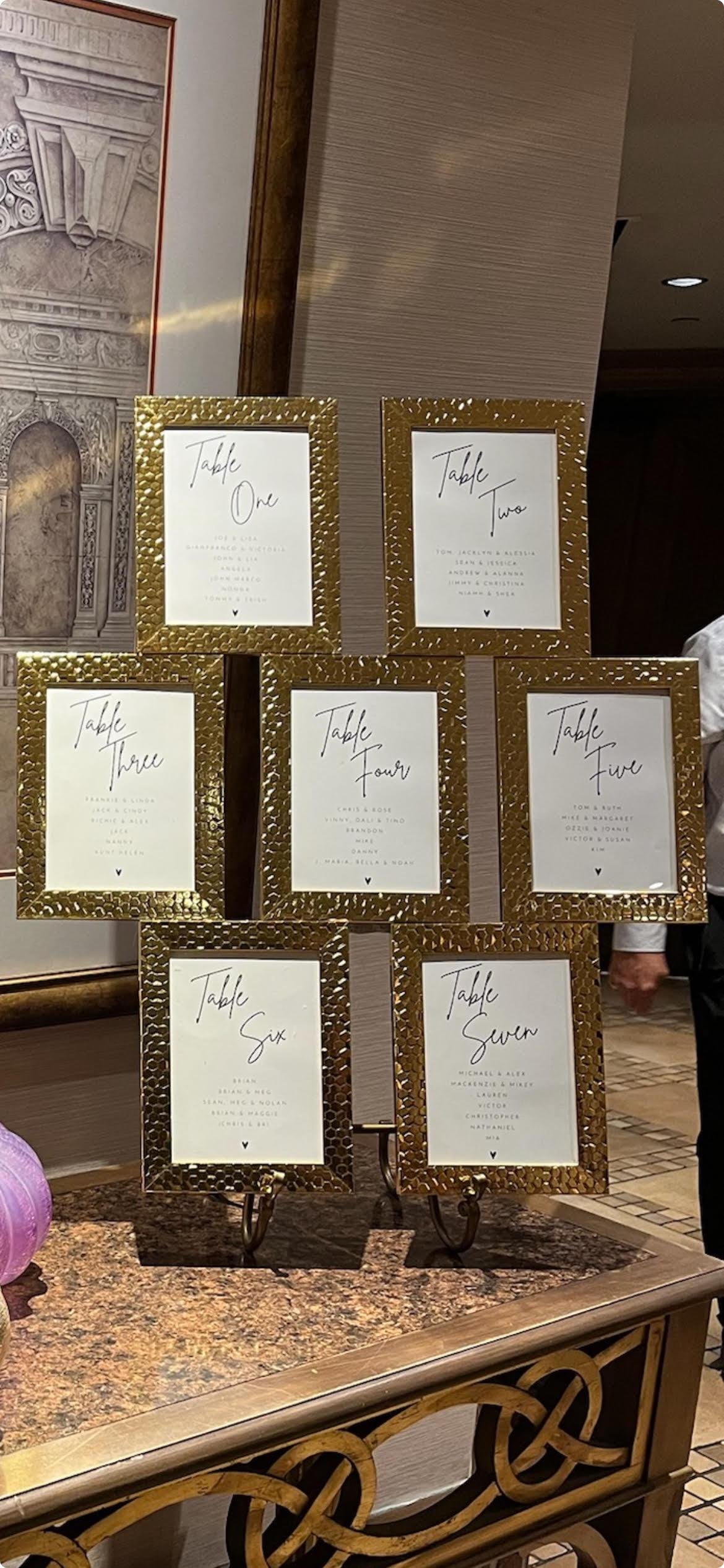 Editable Table Seating Chart Cards - Etsy