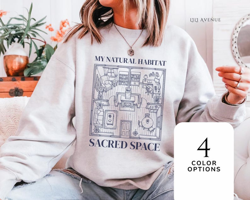 Sweat-shirt pour casanier Rester à la maison introverti col rond à l ...