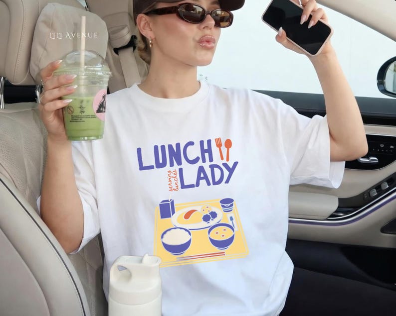 Lunch Lady Shirt School Cafeteria Crew Tshirt Lunch Lady Squad Shirt ...