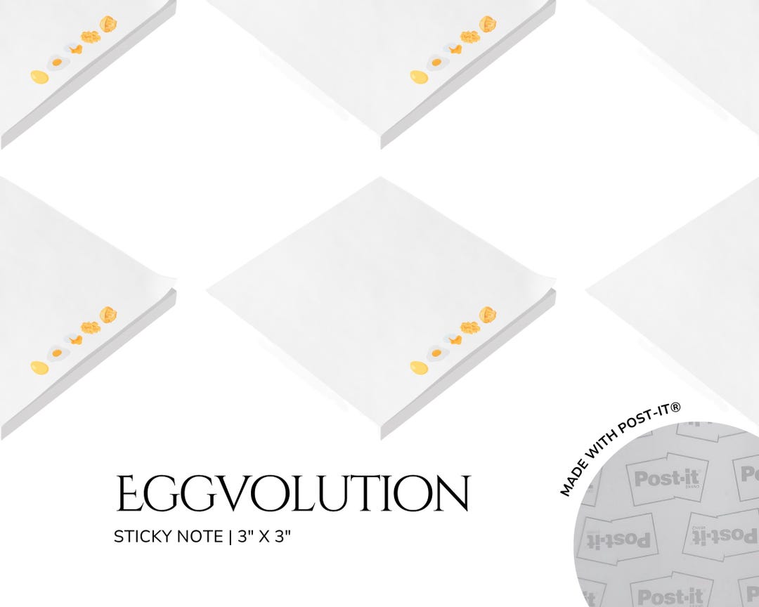 Egg Stationary Pad Food Sticky Notes Lunch Box Notes Journal Supplies ...