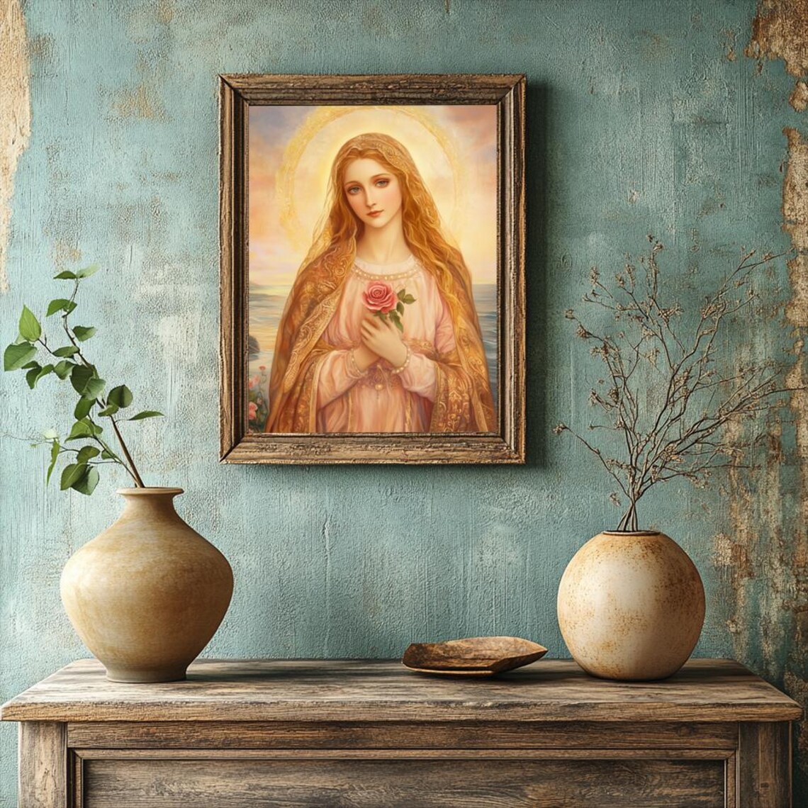 Mary Magdalene Poster | Goddess Wall Decoration | Divine Feminine Wall ...