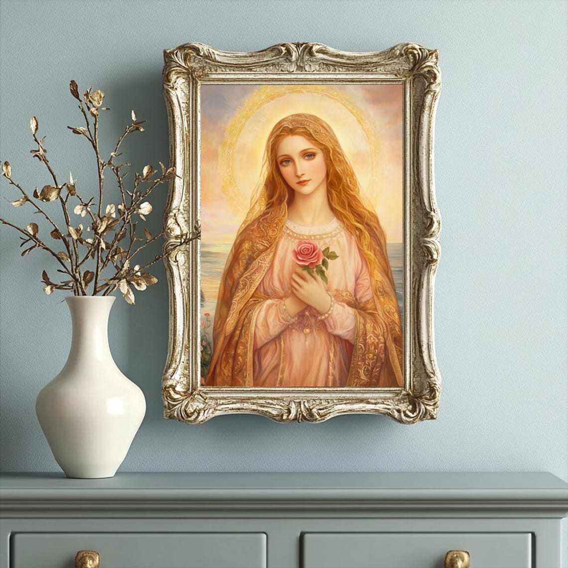 Mary Magdalene Poster | Goddess Wall Decoration | Divine Feminine Wall ...