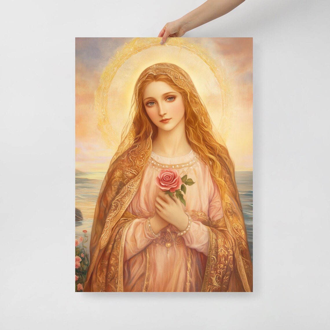 Mary Magdalene Poster | Goddess Wall Decoration | Divine Feminine Wall ...