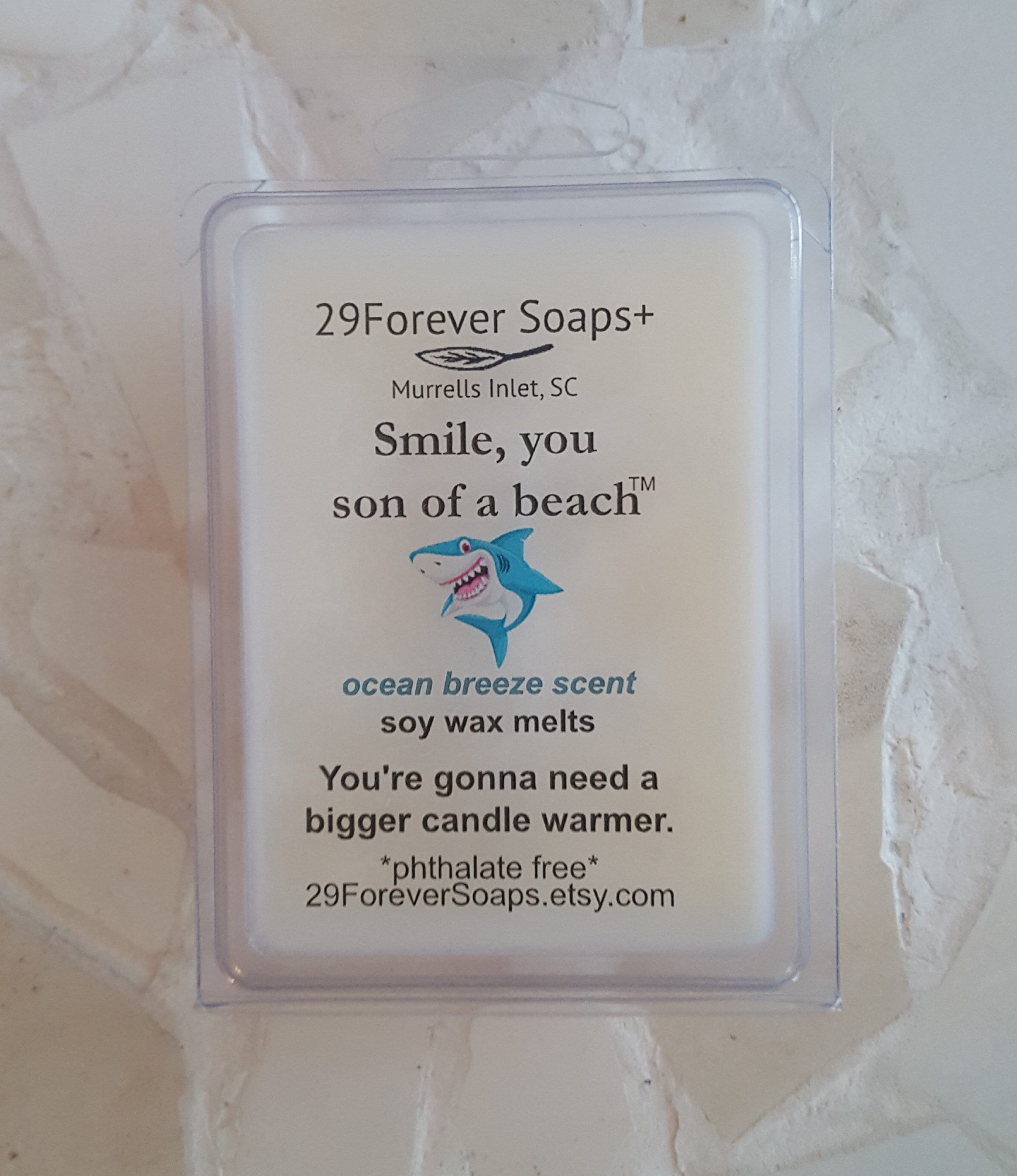 Shark Week Gift Soy Wax Melt, Ocean Scented Soy Wax Melt, Beach Themed ...