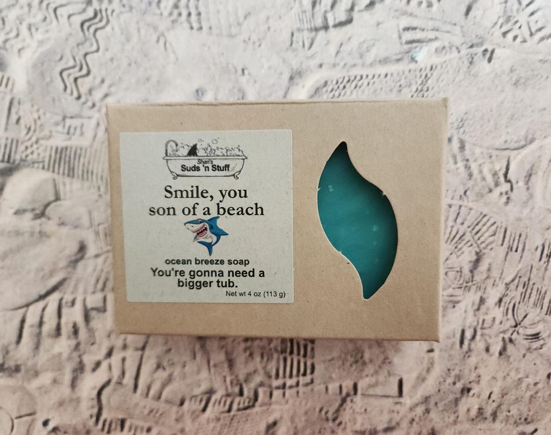 Shark Week Gift Soap, Jaws Inspired Gift, Funny Soap, Jaws Themed Gift ...