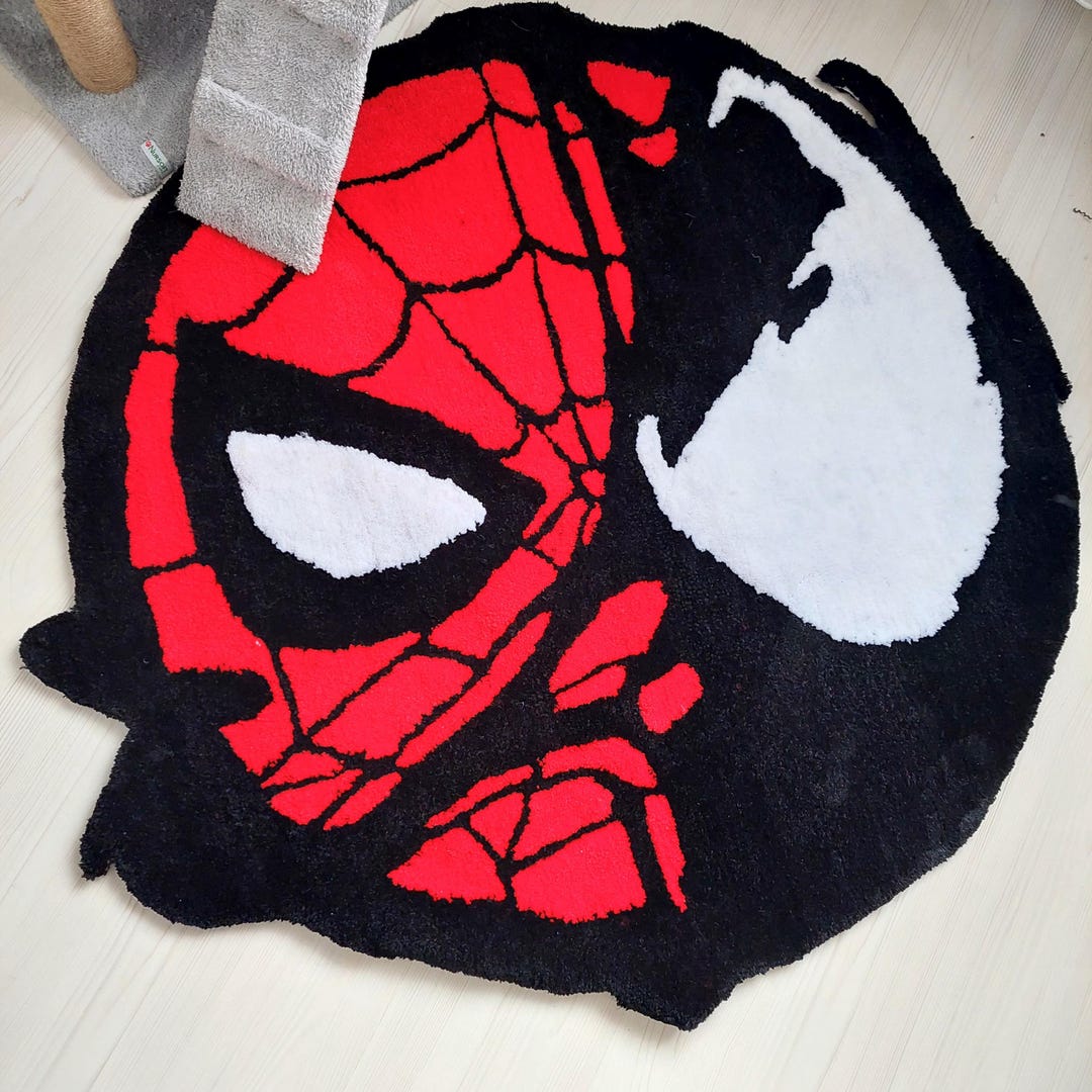 Spiderman Rug,tufted Rug,marvel Rug,superhero Rug, Cool Rugs,nursery ...