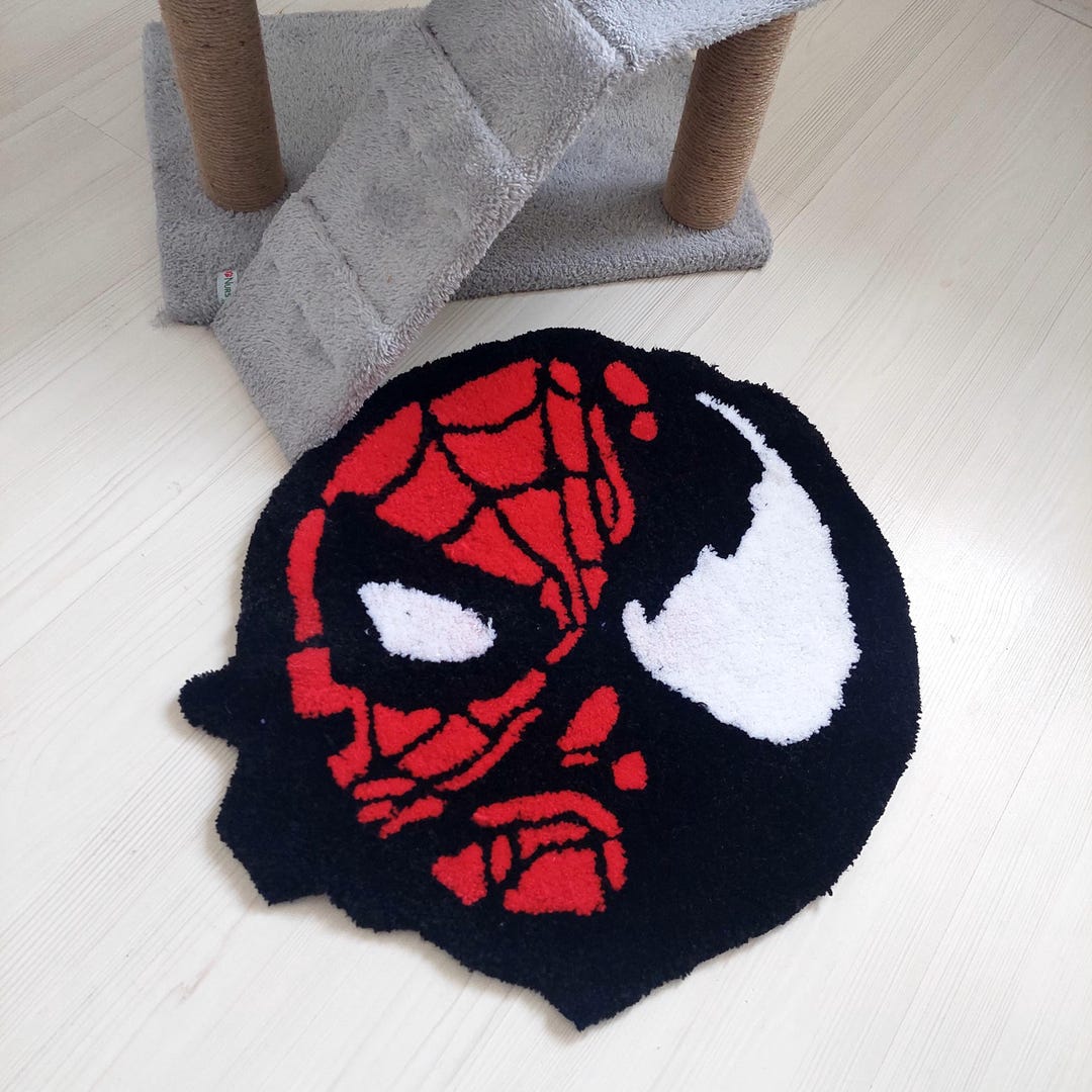 Spiderman Rug,tufted Rug,marvel Rug,superhero Rug, Cool Rugs,nursery ...
