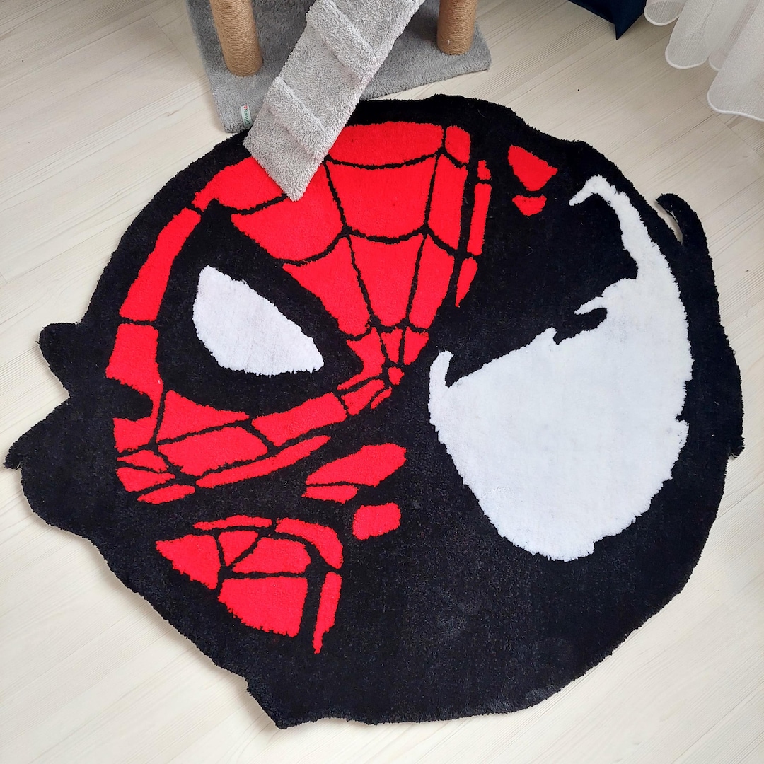 Spiderman Rug,tufted Rug,marvel Rug,superhero Rug, Cool Rugs,nursery ...