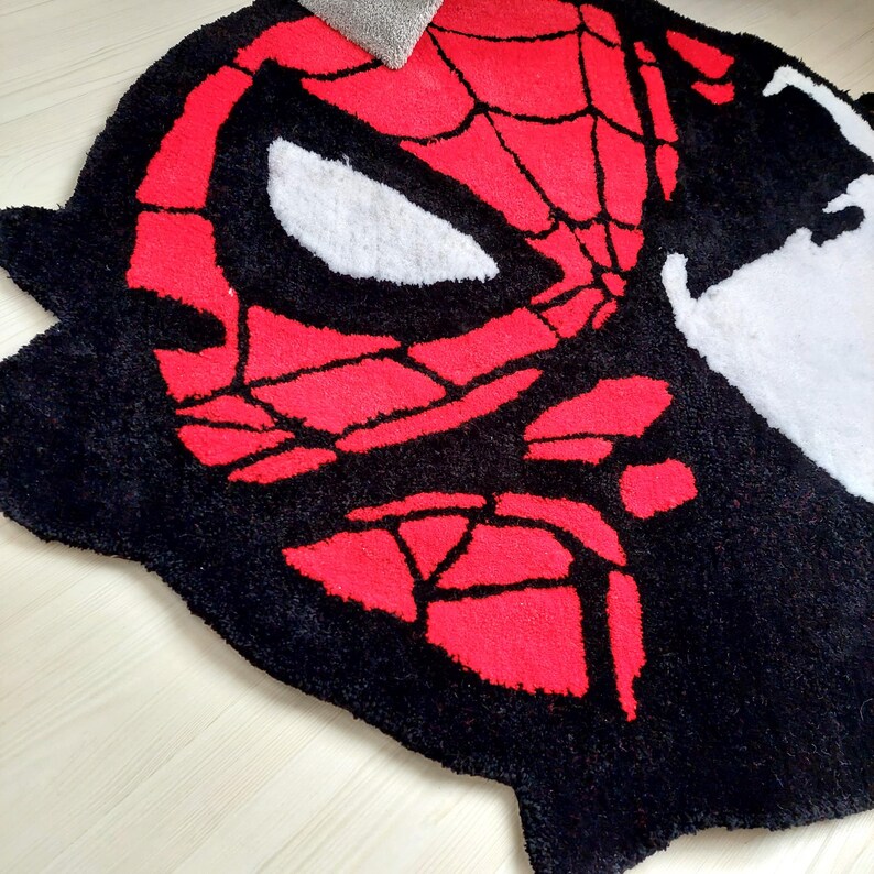 Spiderman Rug,tufted Rug,marvel Rug,superhero Rug, Cool Rugs,nursery ...