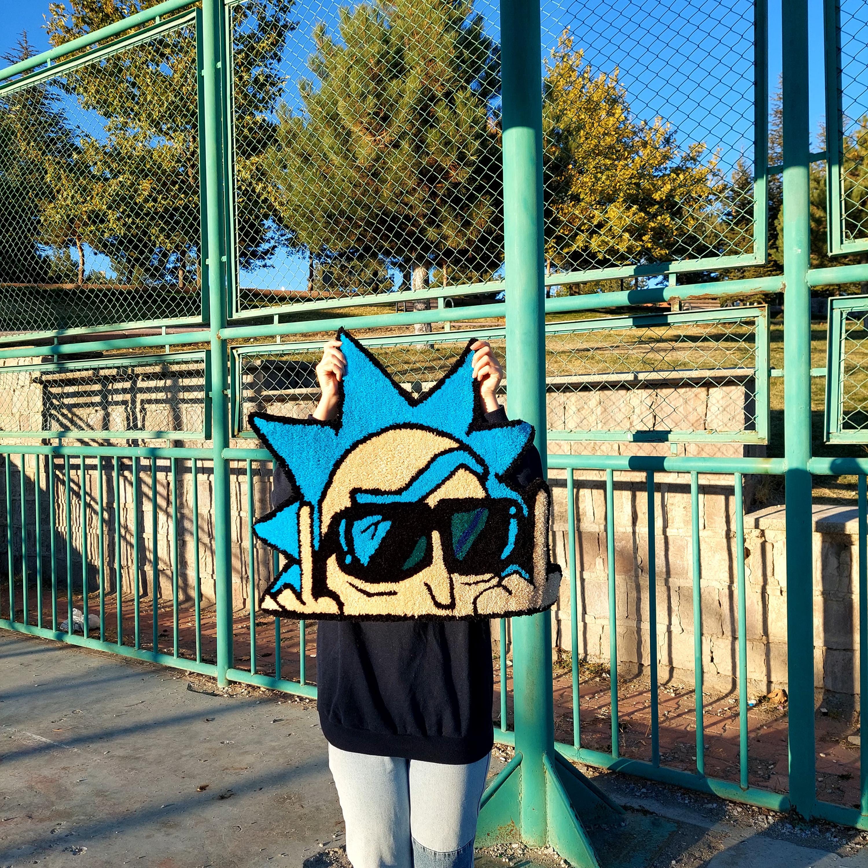 Rick and Morty Rug,tufted Rug,custom Rug,area Rug,movie Decor,funny Rug ...