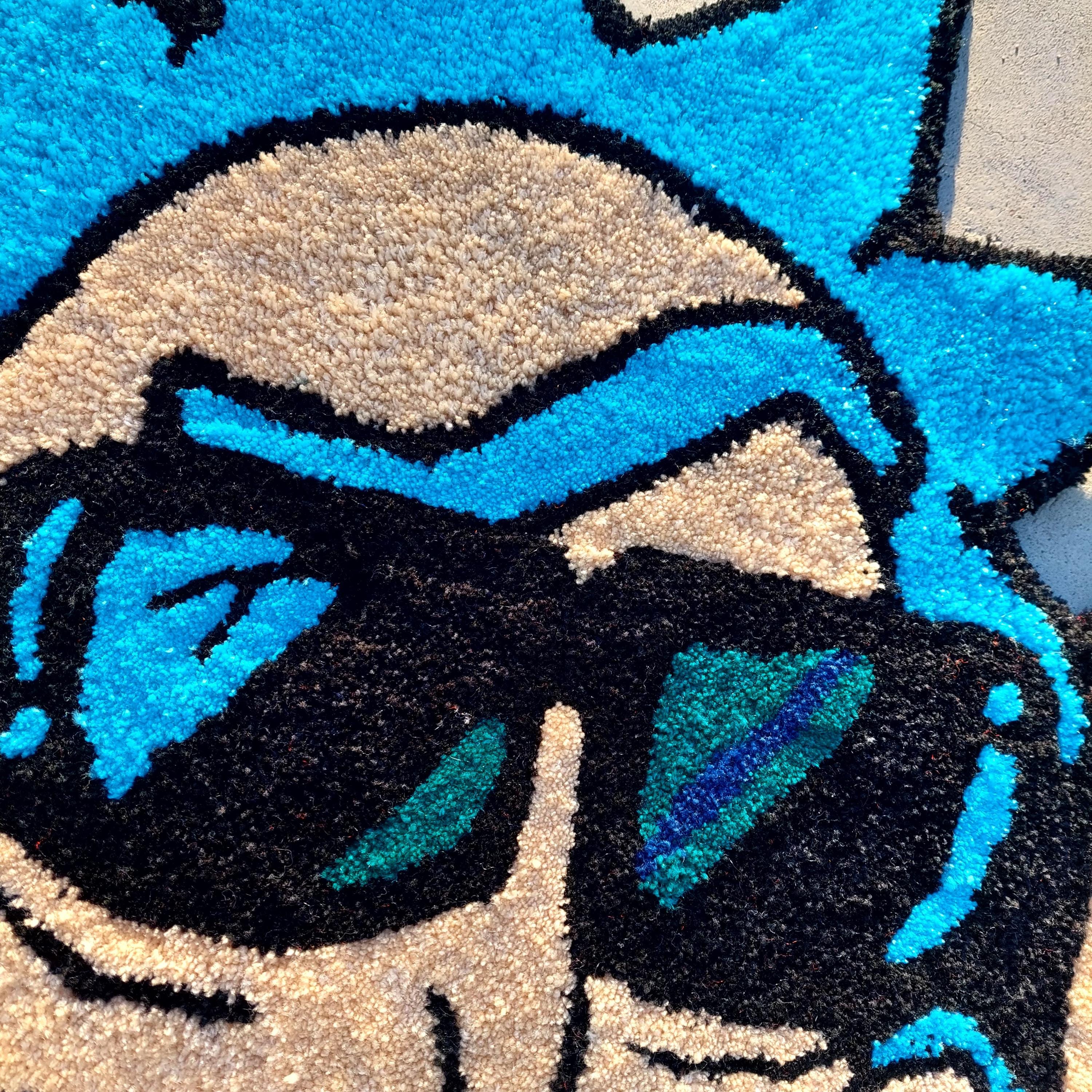 Rick and Morty Rug,tufted Rug,custom Rug,area Rug,movie Decor,funny Rug ...