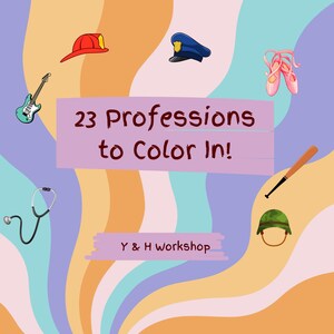 Professions Coloring Pages for Kids: Career Exploration (PDF Digital ...