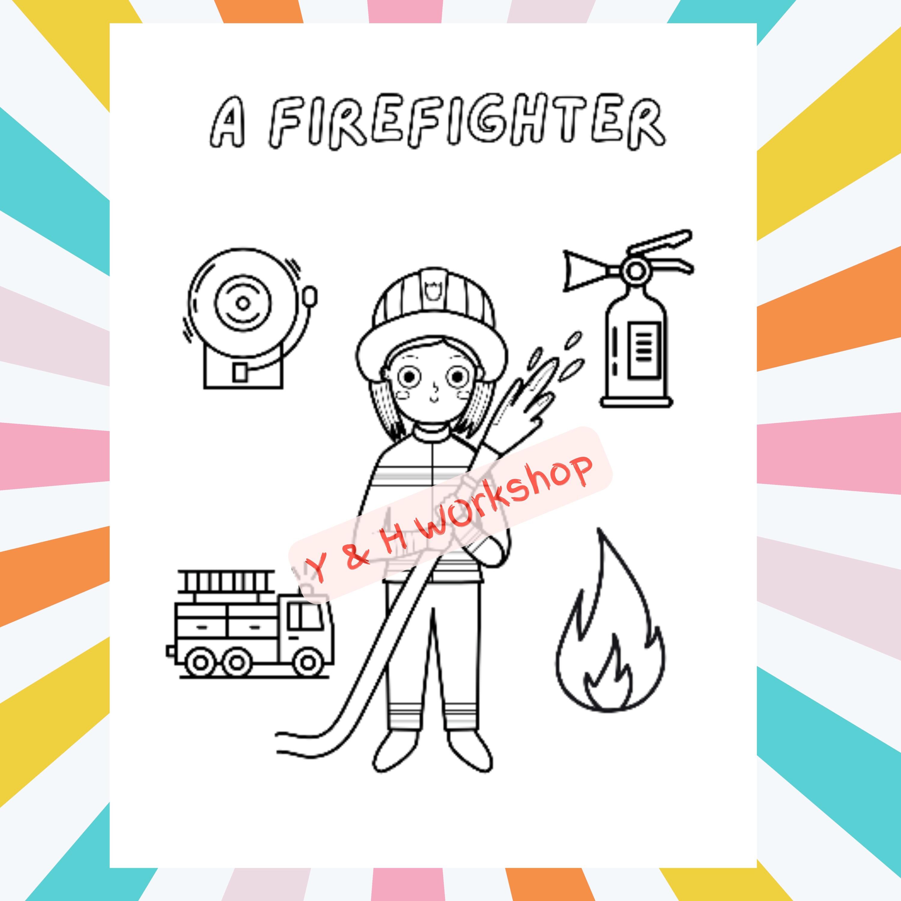 Professions Coloring Pages for Kids: Career Exploration (PDF Digital ...