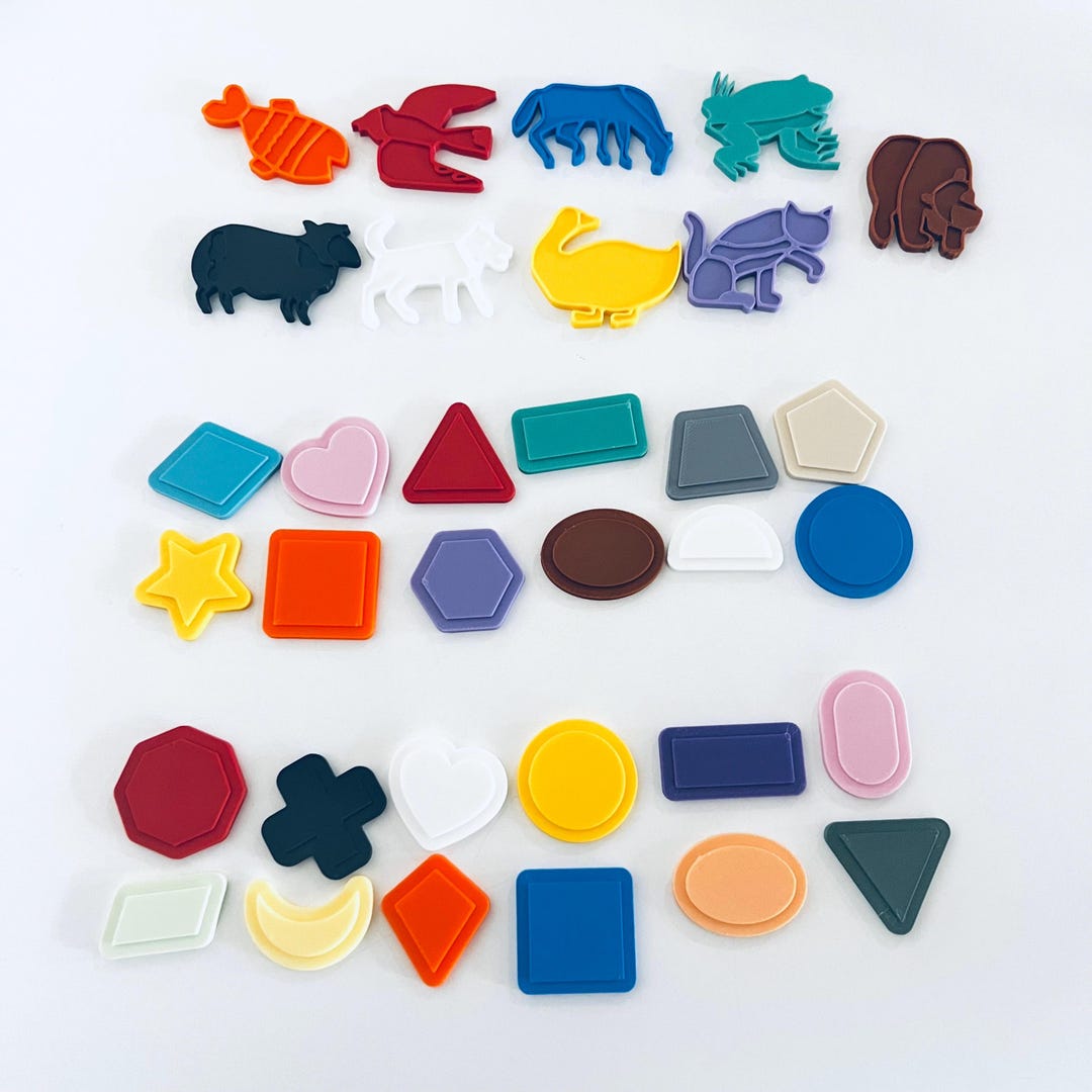 Rainbow Counters, Brown Bear Counters, Sensory Bin Counters, Crayon ...