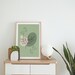 Green Boho Wall Art - Minimalist Botanical Prints, Modern Bohemian ...