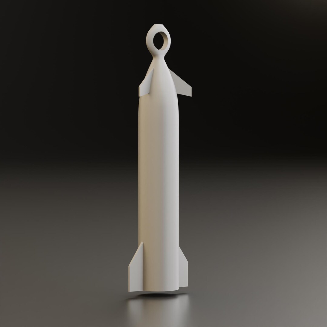 Spacex Starship Block 2 Keychain 3D Printed - Etsy