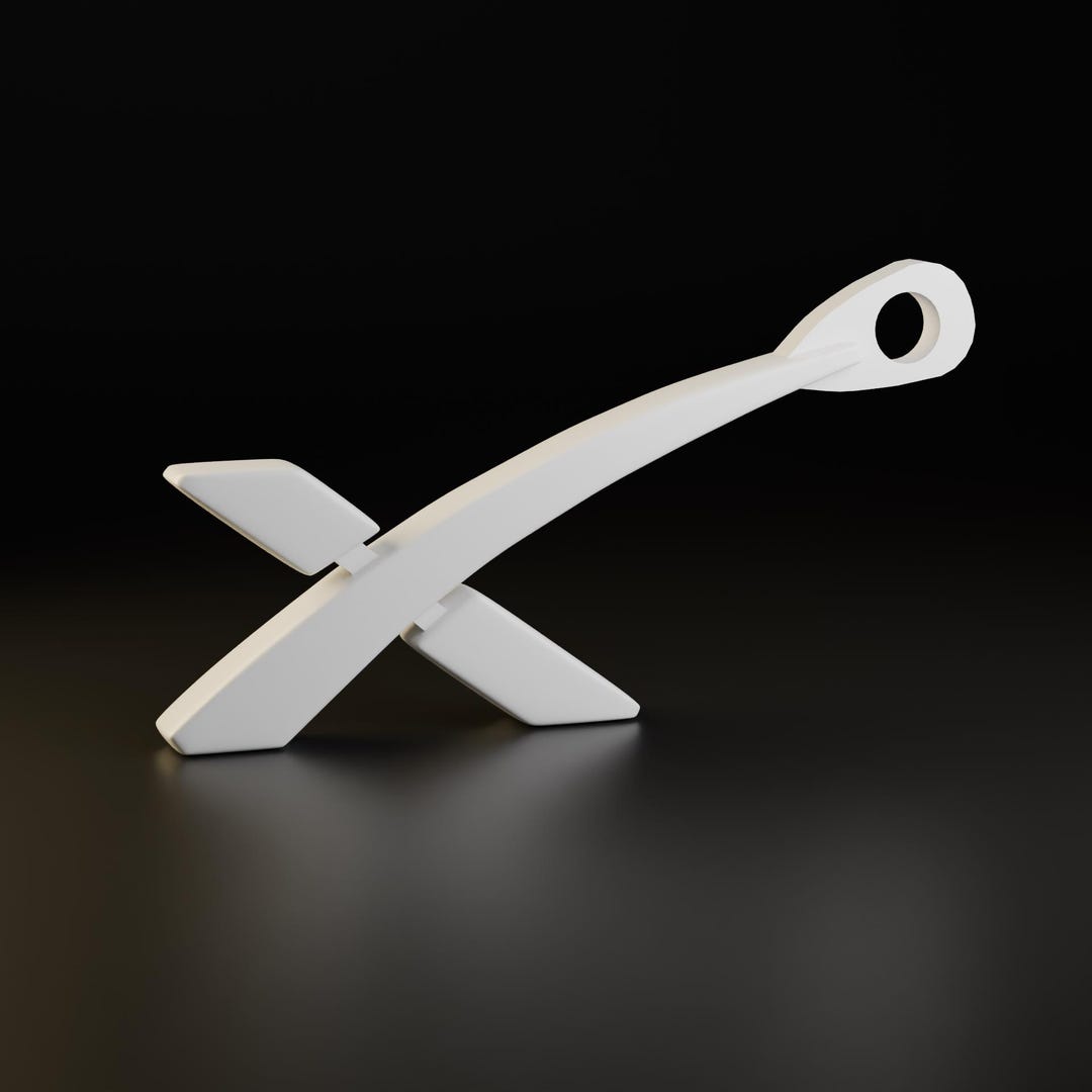 Spacex Logo Keychain 3D Printed - Etsy