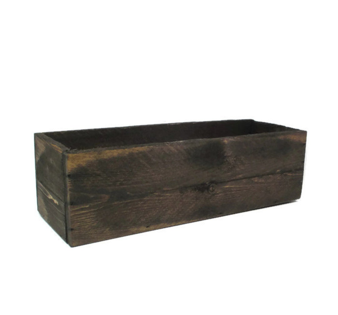Planter - Rustic Reclaimed Wood - Garden Decor - Table Centerpiece - Etsy